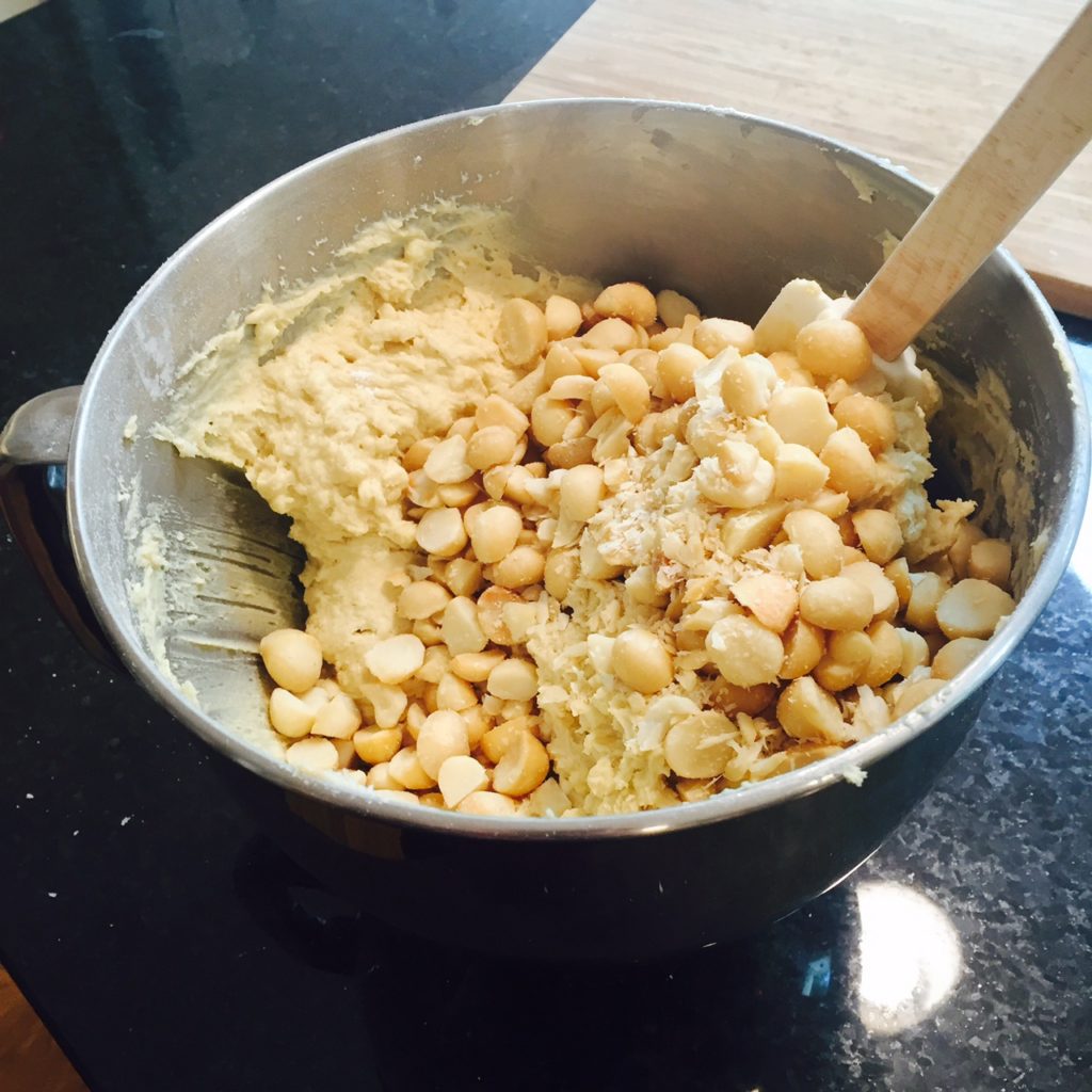White Chocolate Coconut Macadamia Nut Cookies – Katrine in the Kitchen